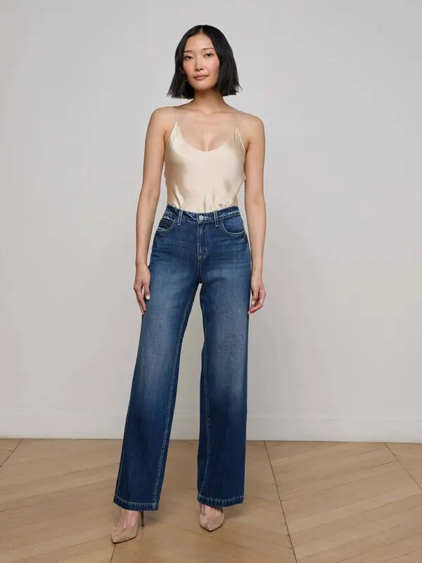 L'Agence Clayton Wide-leg Jean - Orella