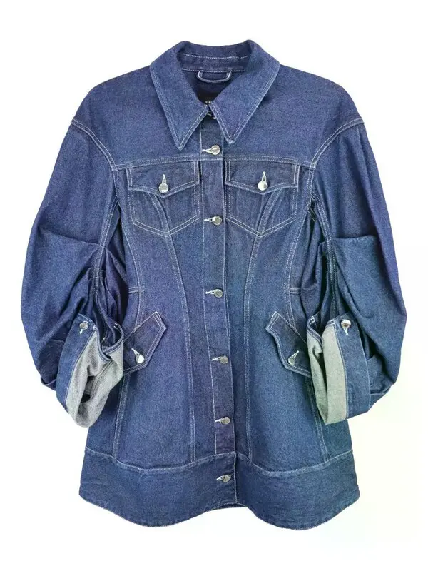 Simone Rocha Puff-sleeve Denim Jacket