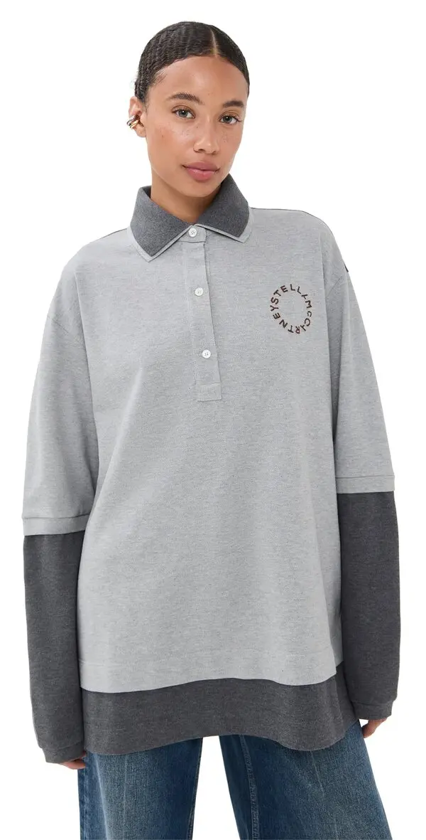 Stella McCartney Double Layered Oversized Polo - Multicolor 2