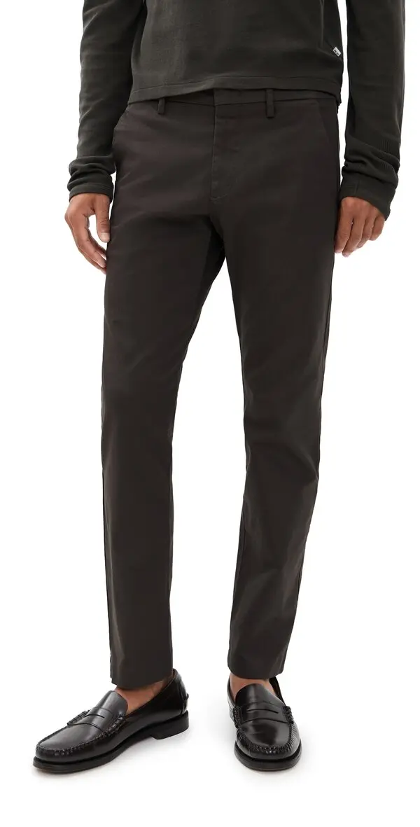 Nn07 Theo Tailored Chino Pants - Dark Army
