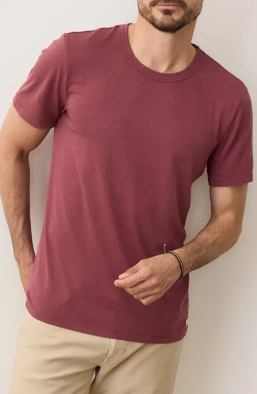 Marine Layer Sea Change T-shirt - Pomegranate
