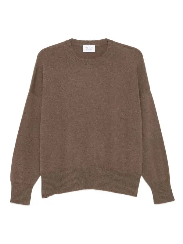 BE YOU Cashmere Crewneck Sweater