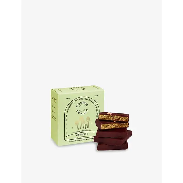COSMIC DEALER Box Of Four Nut Butter Chocolates Pistachio & Lion's Mane 80g