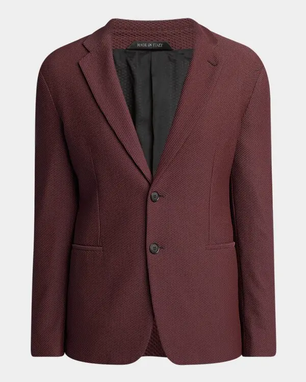 Giorgio Armani Rice Stitch Two-button Sport Coat