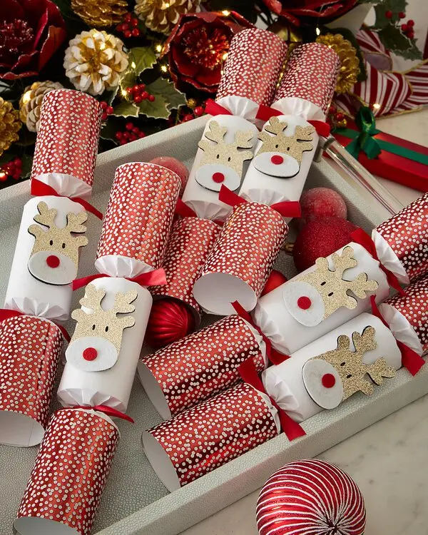 ROBIN REED Racing Glitter Christmas Crackers, Set Of 6