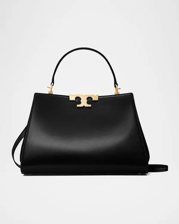 Tory Burch Eleanor Satchel Bag - Black