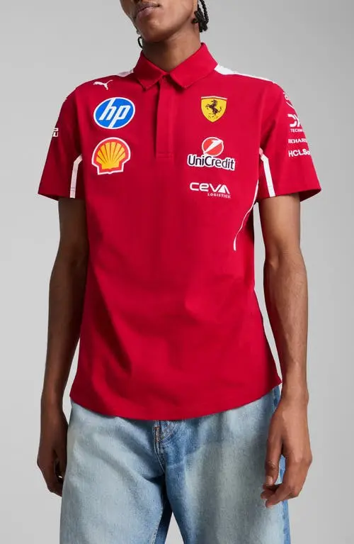 PUMA Scuderia Ferrari Team Polo - Dark Cherry
