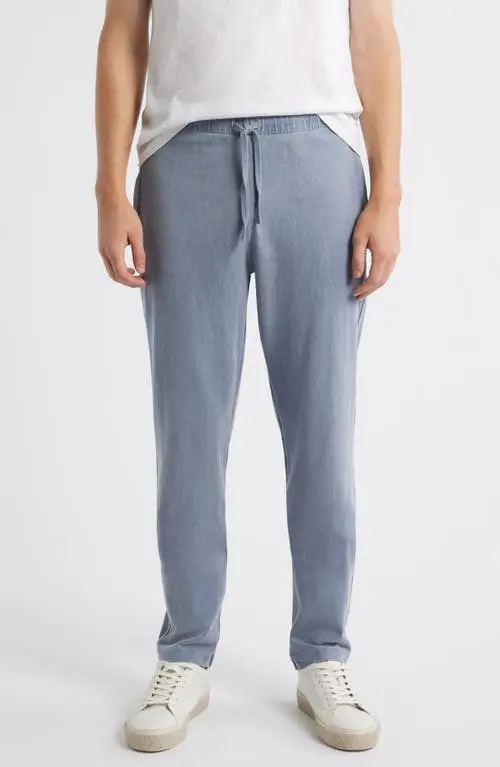 ALEX CRANE Organic Cotton Drawstring Waist Pants - Wave