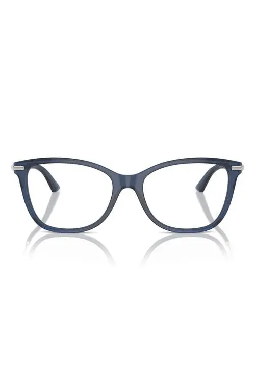JIMMY CHOO 54mm Pillow Optical Glasses - Transparent Blue/demo Lens
