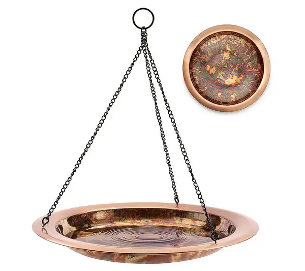 GOOD DIRECTIONS 18' Hanging Fired Copper Bird B Ath