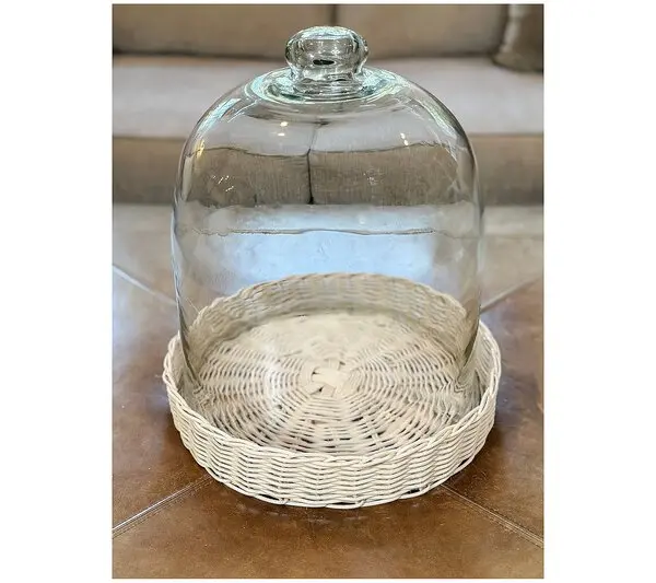 SIMPLY STUNNING BY JANINE GRAFF Simply Stunning 13' Oversized Wicker Cloche Janine