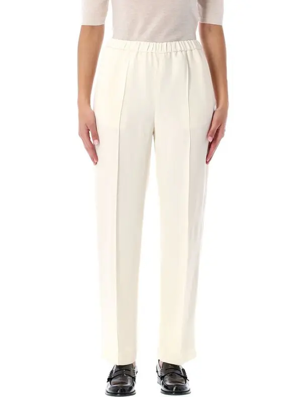 Fabiana Filippi Elastic Waist Straight-leg Trousers