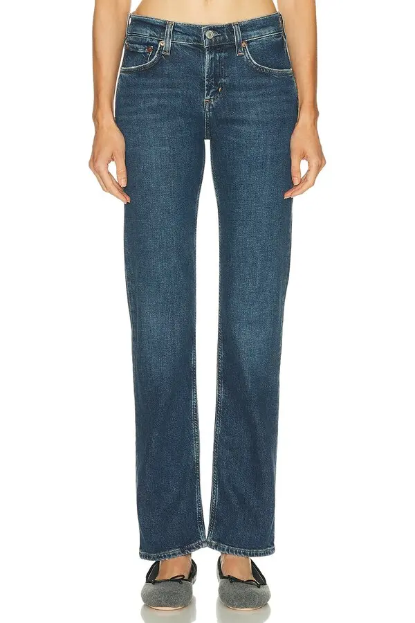 AGOLDE Low Rise Slim Jeans