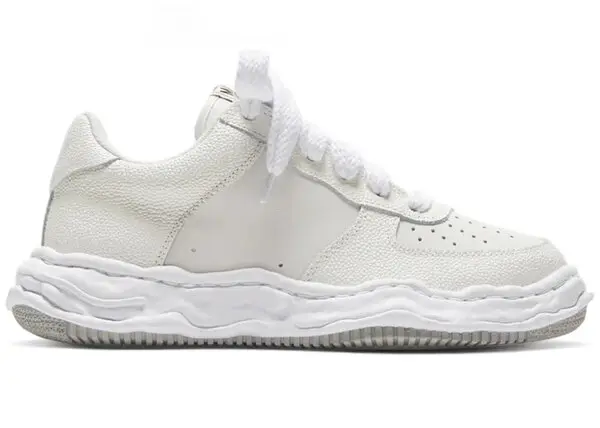 Mihara Yasuhiro Wayne Og Sole Embossed Leather Low