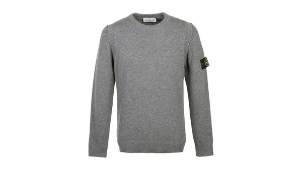 Stone Island Lambswool Crewneck Sweatshirt - Gray