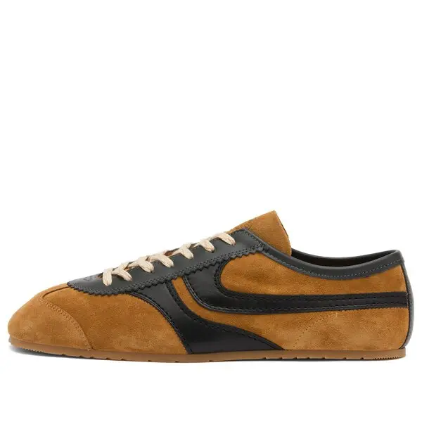 Dries Van Noten Leather Sneaker - Beige