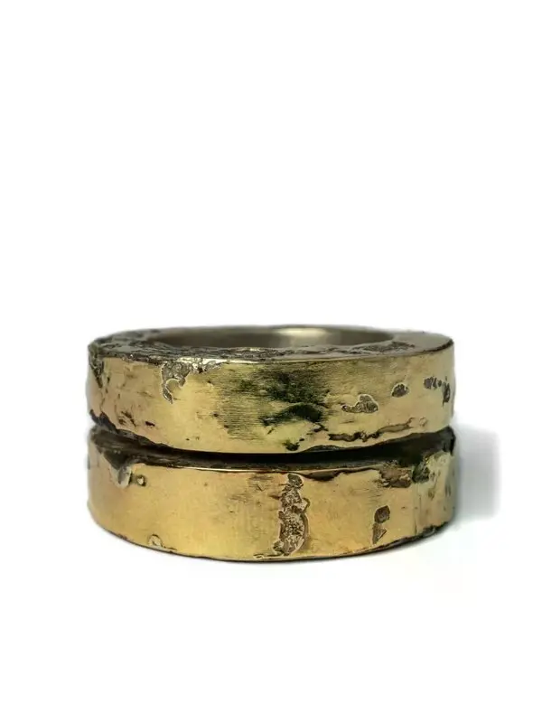 PARTS OF FOUR 18k-plated Crevice Ring
