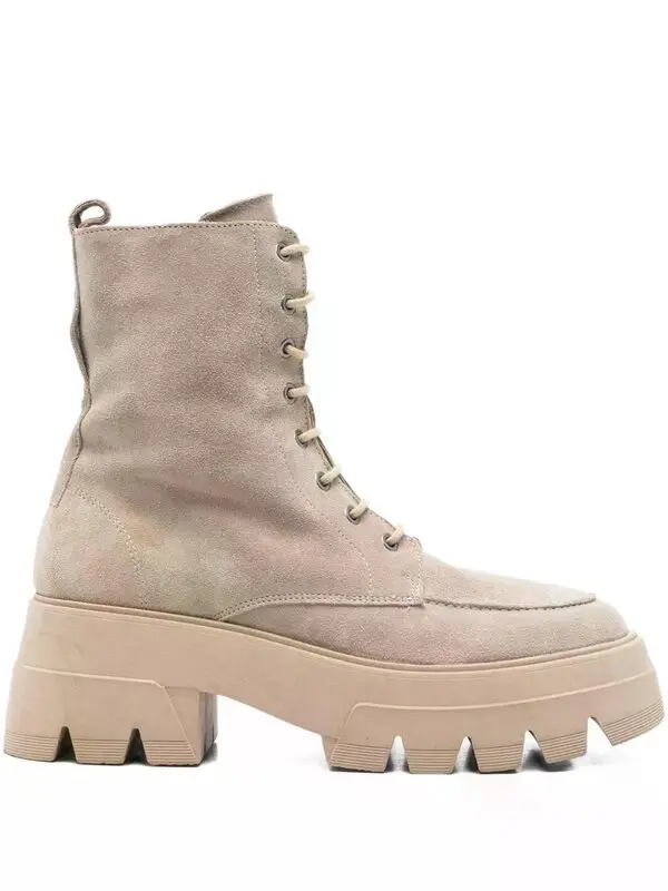 Marc O'polo 70mm Lace-up Boots With Chunky Sole