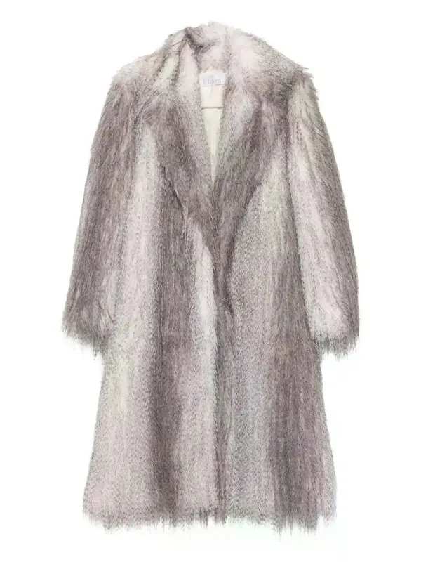 Giuseppe Di Morabito Faux-fur Belted Coat - Grey
