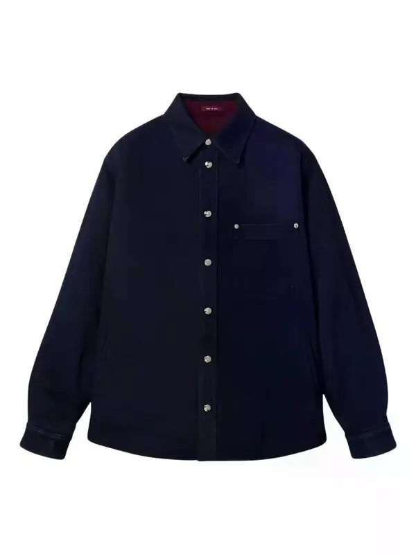 Gucci Reversible Denim Flannel Shirt