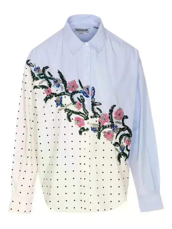 Essentiel Antwerp Polka-dot Embellished Shirt
