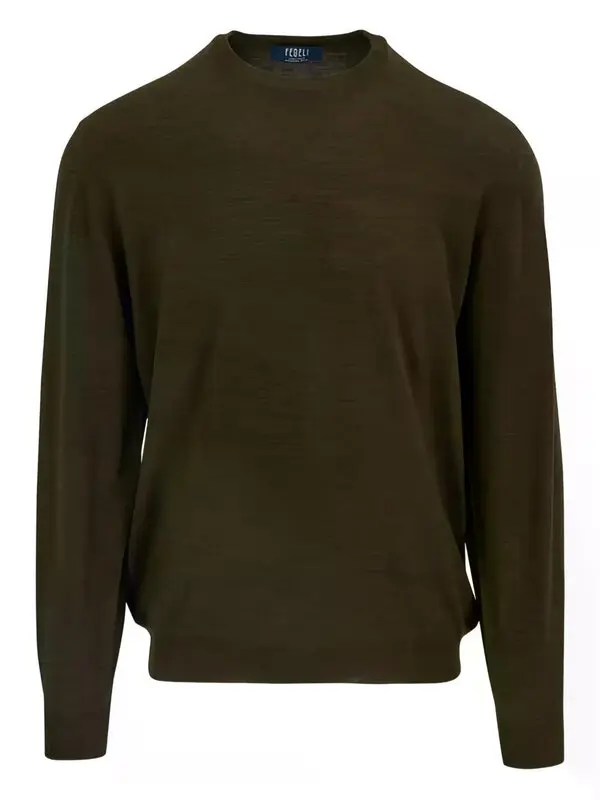 Fedeli Round-neck Wool Sweater