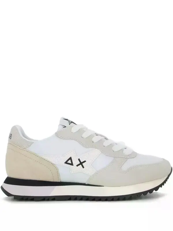 SUN 68 Lace-up Sneakers - White
