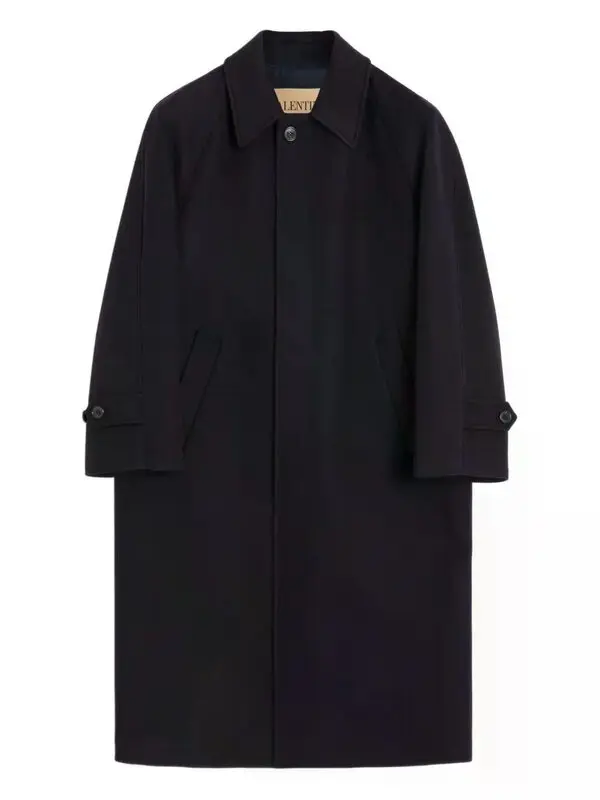 Valentino Garavani Wool-cashmere Single-breasted Coat - Blue