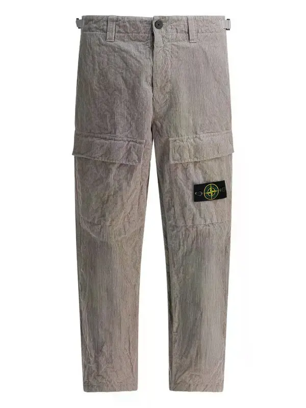 Stone Island Pinstripe Cargo Trousers
