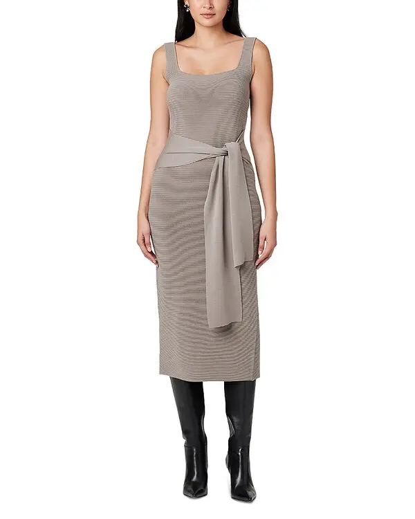 TOCCIN Elia Tie Front Sash Dress