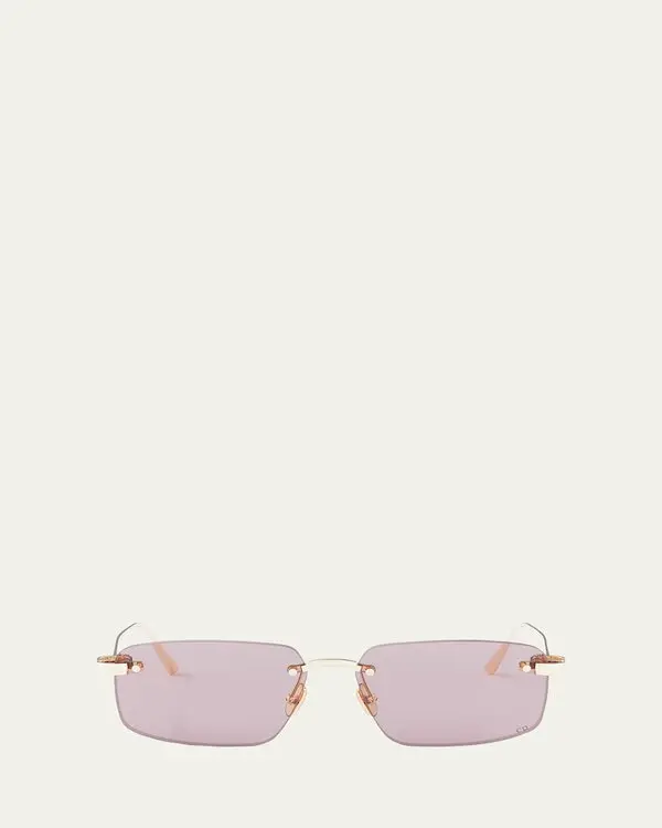 Dior Cdior S4u Rimless Sunglasses - Gldviolmr