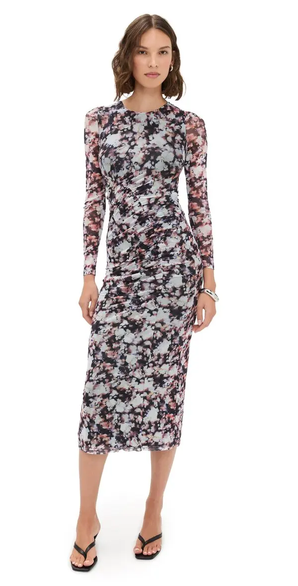 Minkpink Audrey Mesh Midi Dress