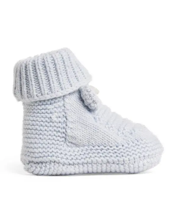 TARTINE ET CHOCOLAT Cotton-wool-cashmere Knitted Booties