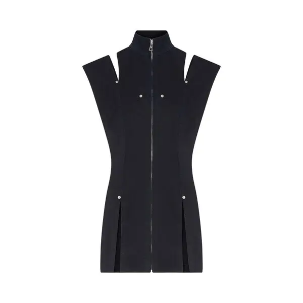 Jean Paul Gaultier Overdyed Denim Mini Dress - Blue