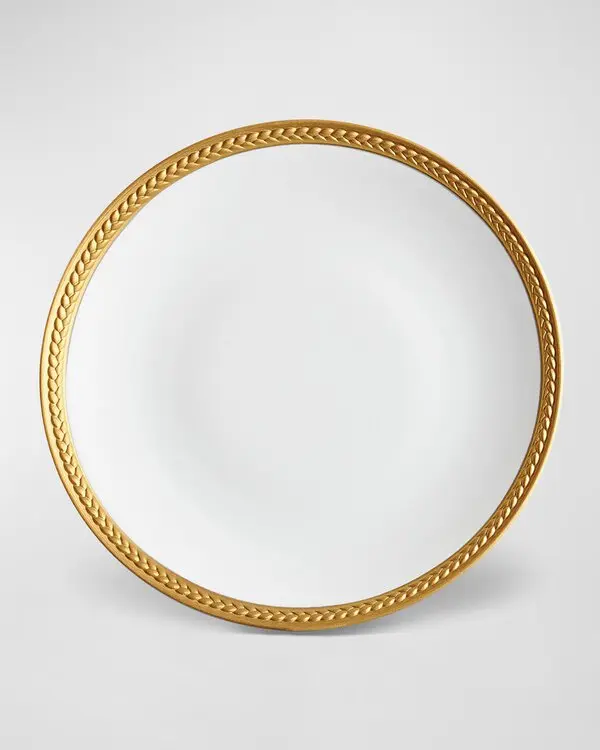 L'Objet Soie Tressee 24k Gold-plated Bread & Butter Plate - Multi