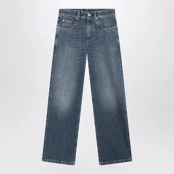 Brunello Cucinelli Loose Fit Denim Pants