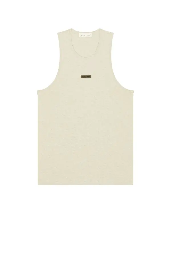 Fear Of God Vintage Fit Tank In Grey - Heather Stone