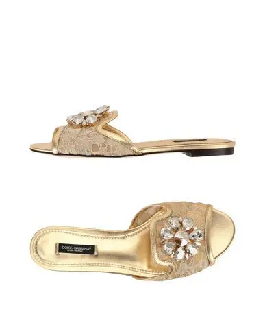 Dolce & Gabbana Sandals - Gold