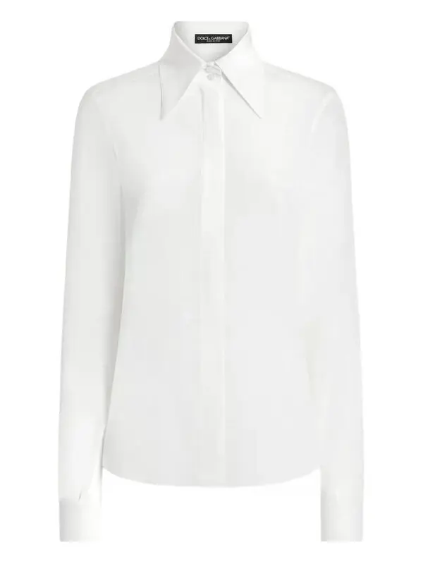 Dolce & Gabbana Pointed-collar Shirt - White