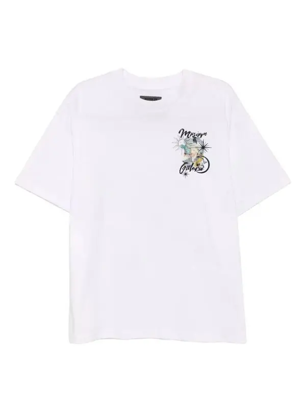 MUSIUM DIV. Van Gogh Print T-shirt - White