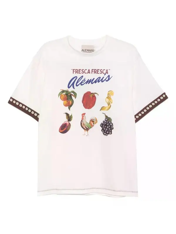 ALEMAIS Mercado T-shirt - White