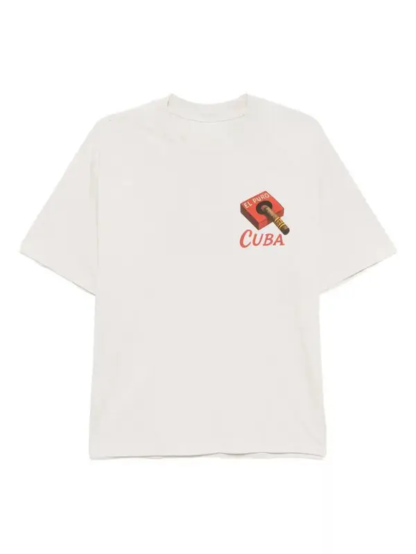 MELT Graphic-print T-shirt - Neutrals