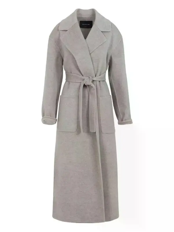 Fabiana Filippi Belted Notched-lapels Coat