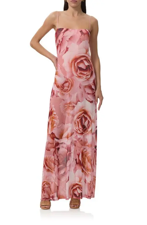 AFRM Shea Floral Print Slipdress
