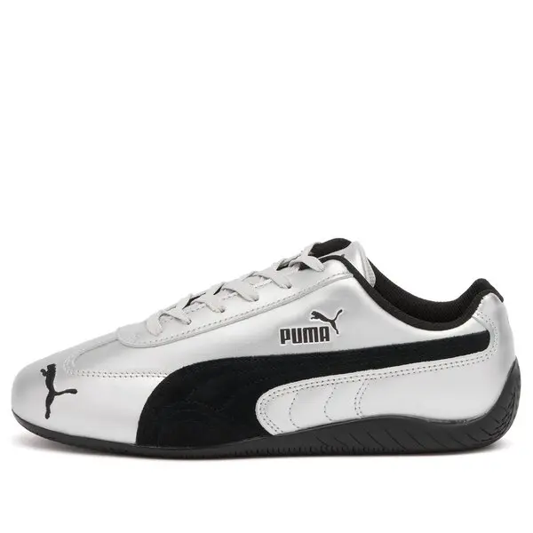 PUMA Speedcat Metallic Sneakers - Silver/black