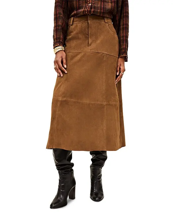 Ba&sh Massia Leather Skirt