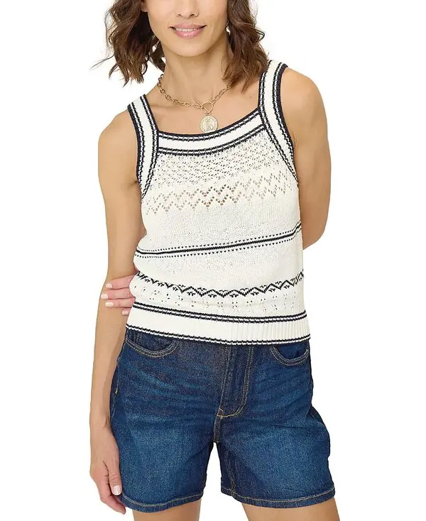 Central Park West Emanuel Nautical Stripe Tank Top