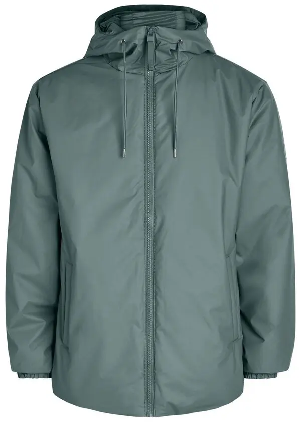 Rains Lohja Hooded Rubberised Jacket - Blue