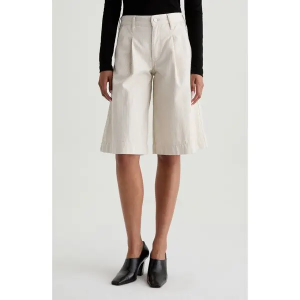 Ag Riya High Waist Stripe Culotte Pants