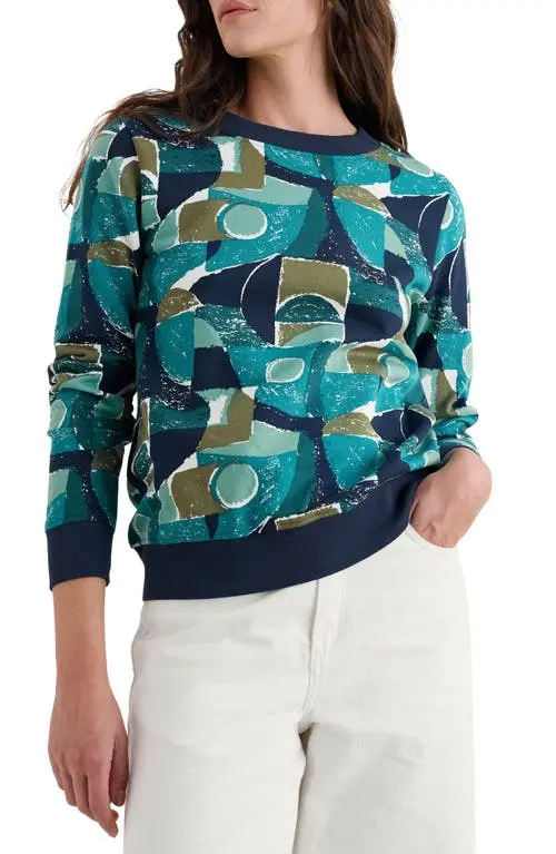 SEASALT CORNWALL Printed Organic Cotton Sweatshirt